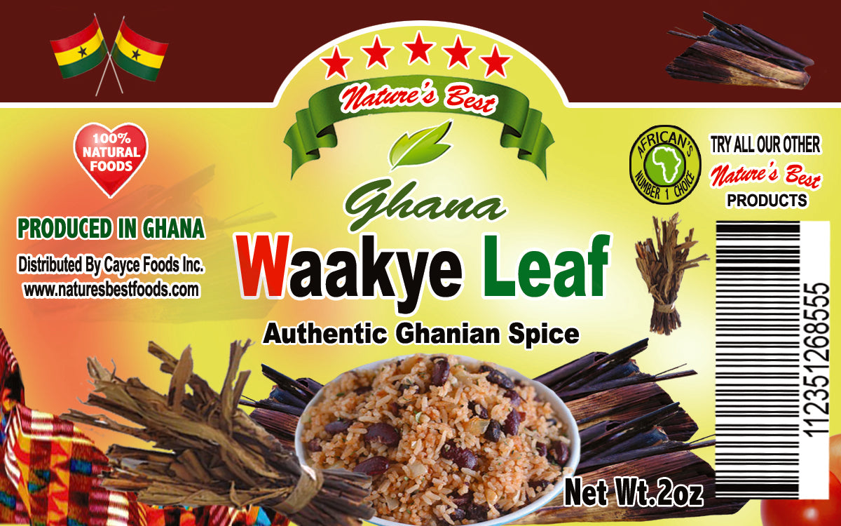 Ghana Organic Waakye Awakye Leaf 2 oz – African Food Warehouse Plus